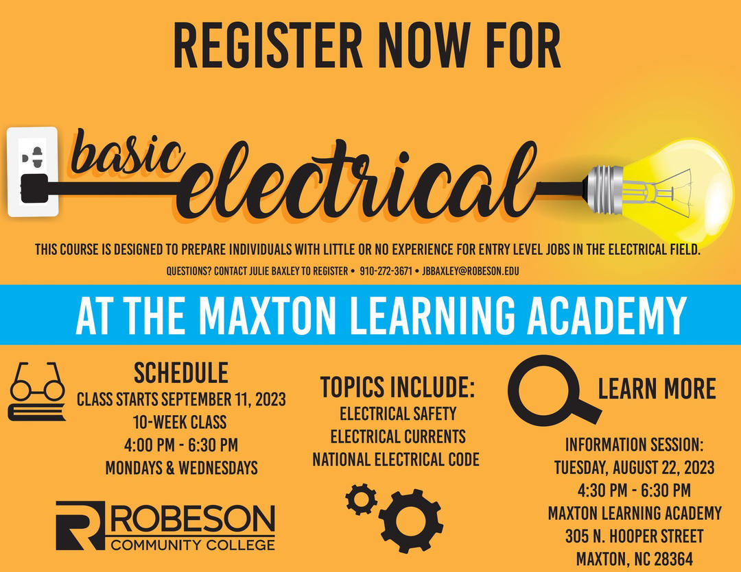 Maxton Location – The Learning Academy | Robeson Community College ...
