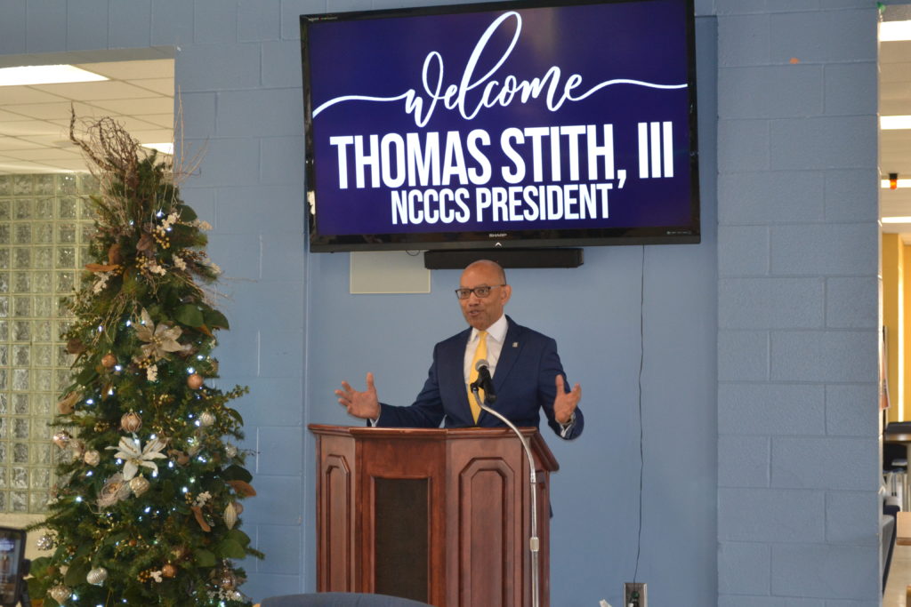 NCCCS President Thomas Stith Visits Robeson Community College | Robeson ...