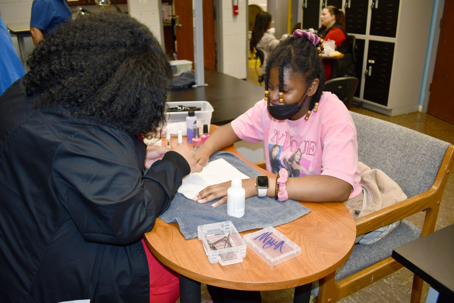 Cosmetology students give back, provide spa treatment to young girls ...