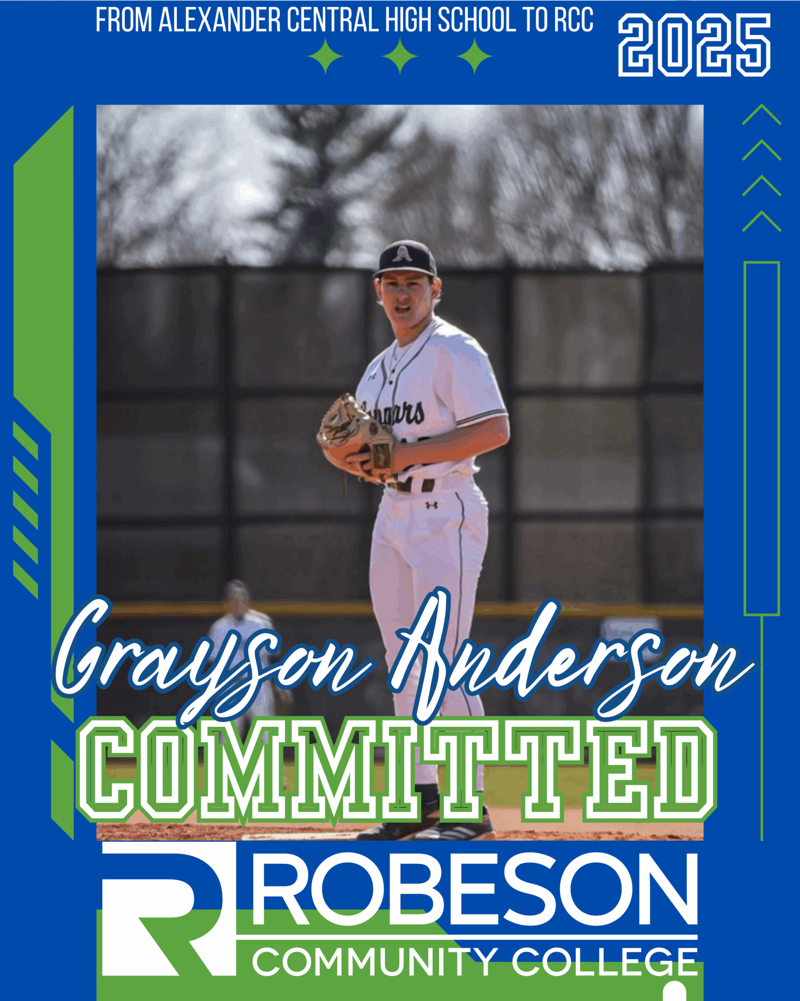 Grayson Anderson Signs with Robeson Community College’s Inaugural ...