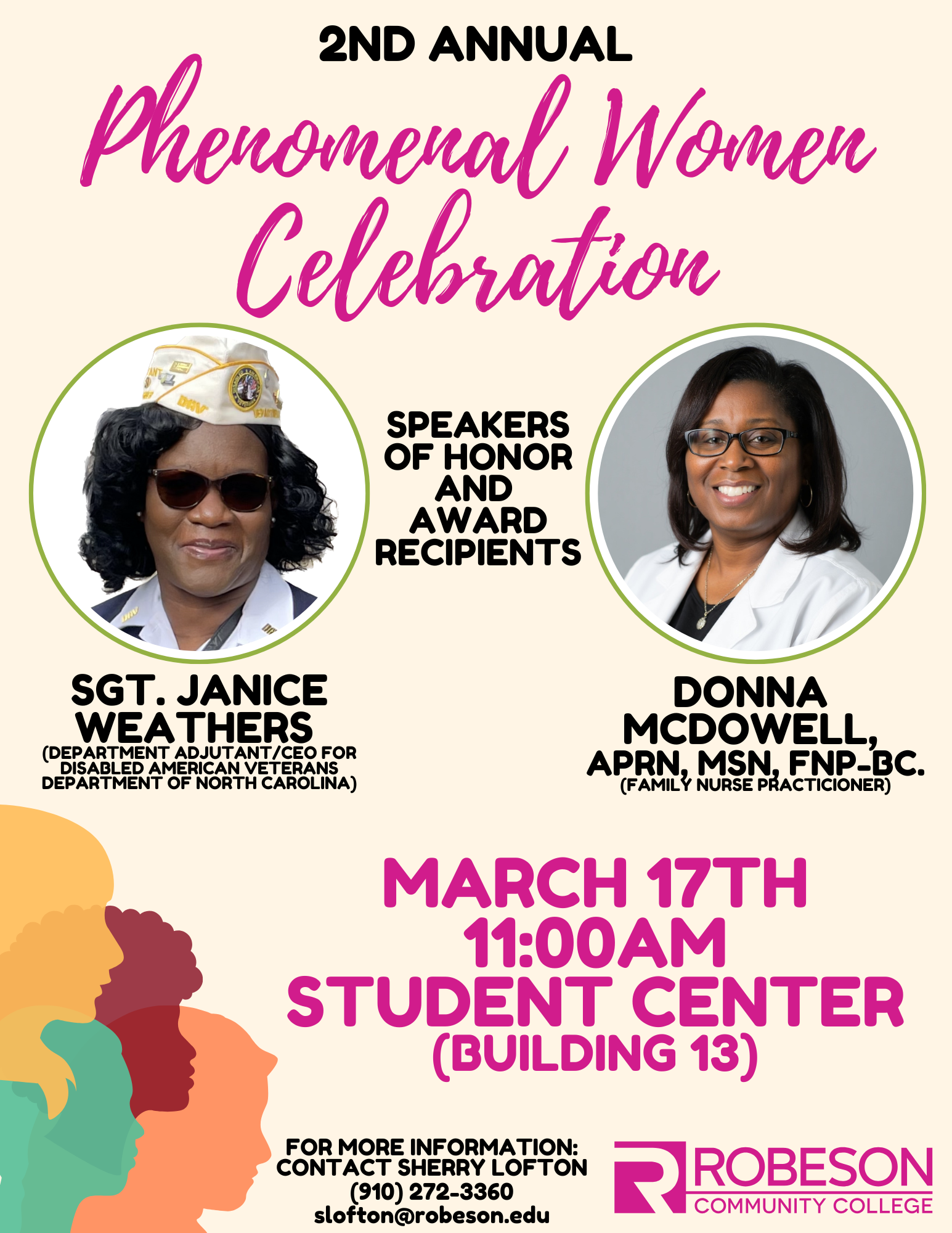 RCC Madness in March continues with Phenomenal Women, University Transfer Huddle event | Robeson ...