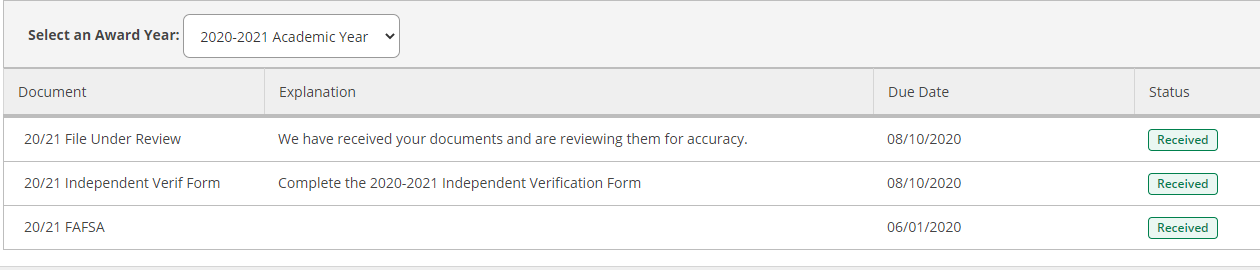Financial Aid Forms | Robeson Community College : Robeson Community College