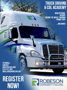 RCC expands truck driving offerings | Robeson Community College ...