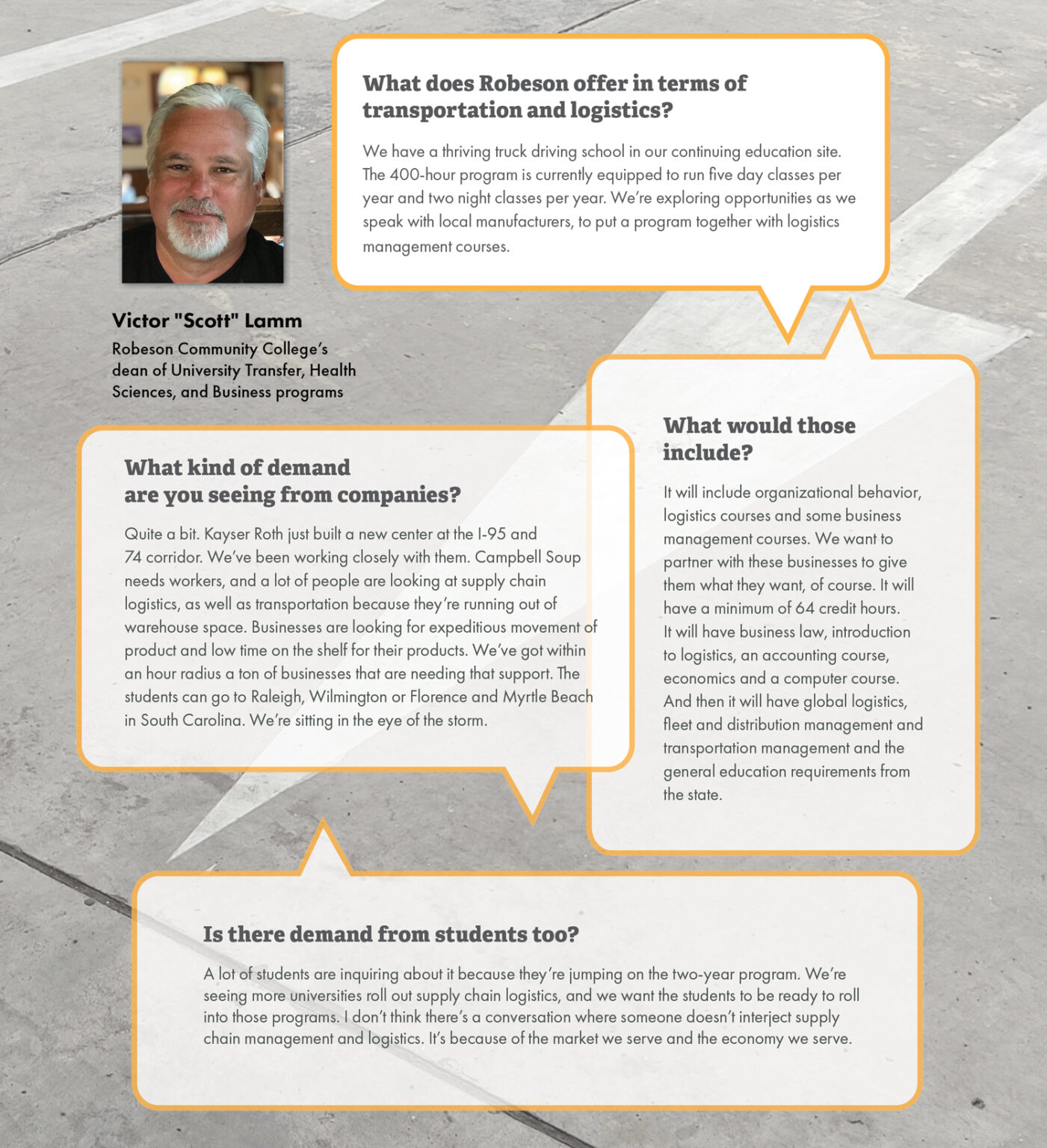 RCC’s Scott Lamm featured in Business North Carolina Magazine | Robeson ...