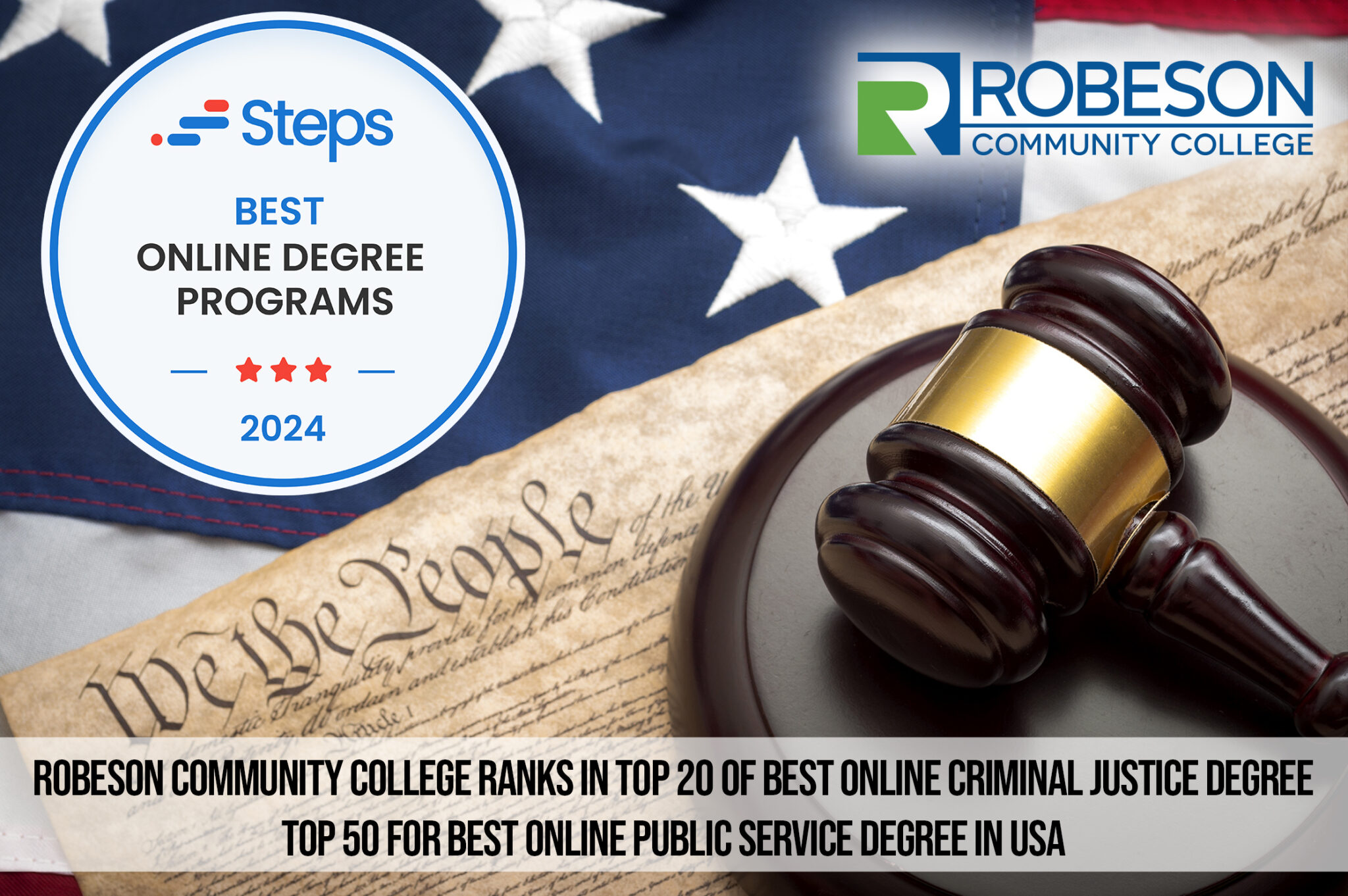 RCC ranks in top 20 of best online criminal justice degrees across the US | Robeson Community ...