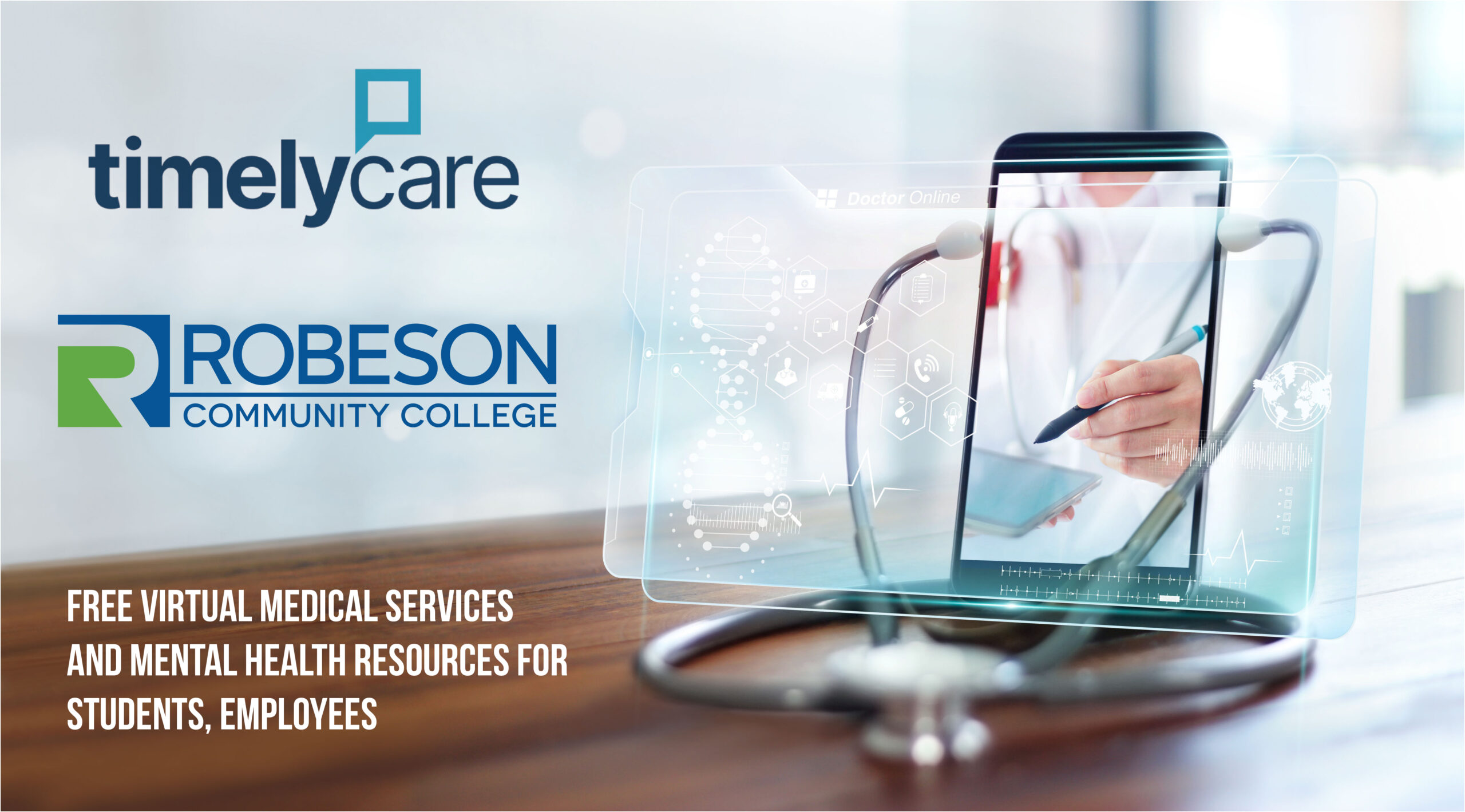 Robeson Community College partners with TimelyCare to offer free ...