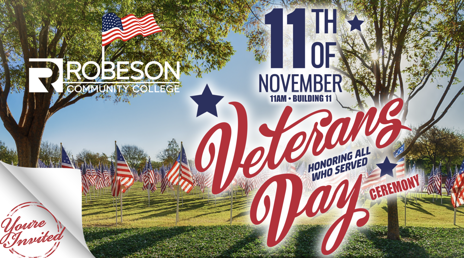 RCC's Veterans Day Ceremony scheduled for Friday, November 11 | Robeson Community College ...