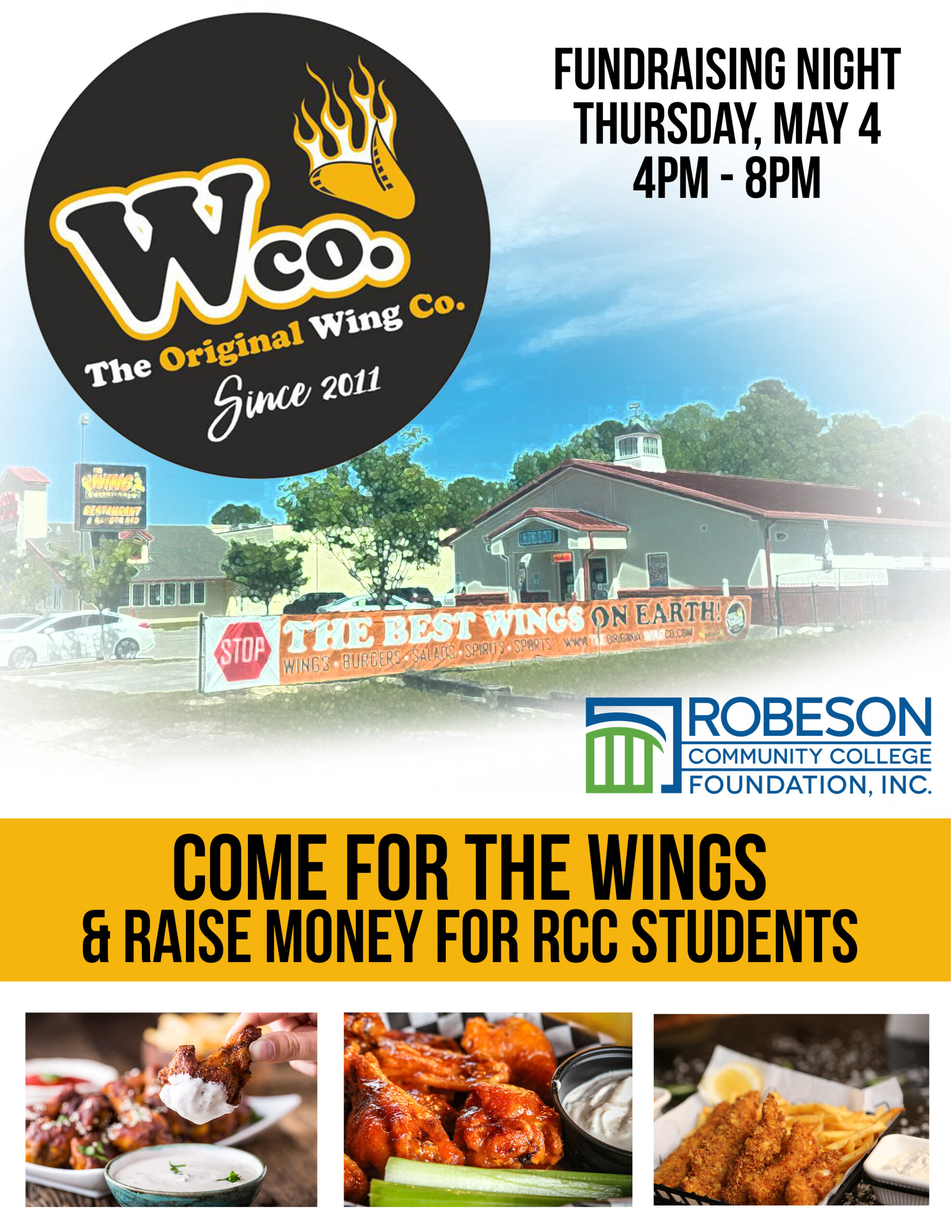 RCC Foundation to hold Fundraiser Night at Wing Company May 4 | Robeson ...