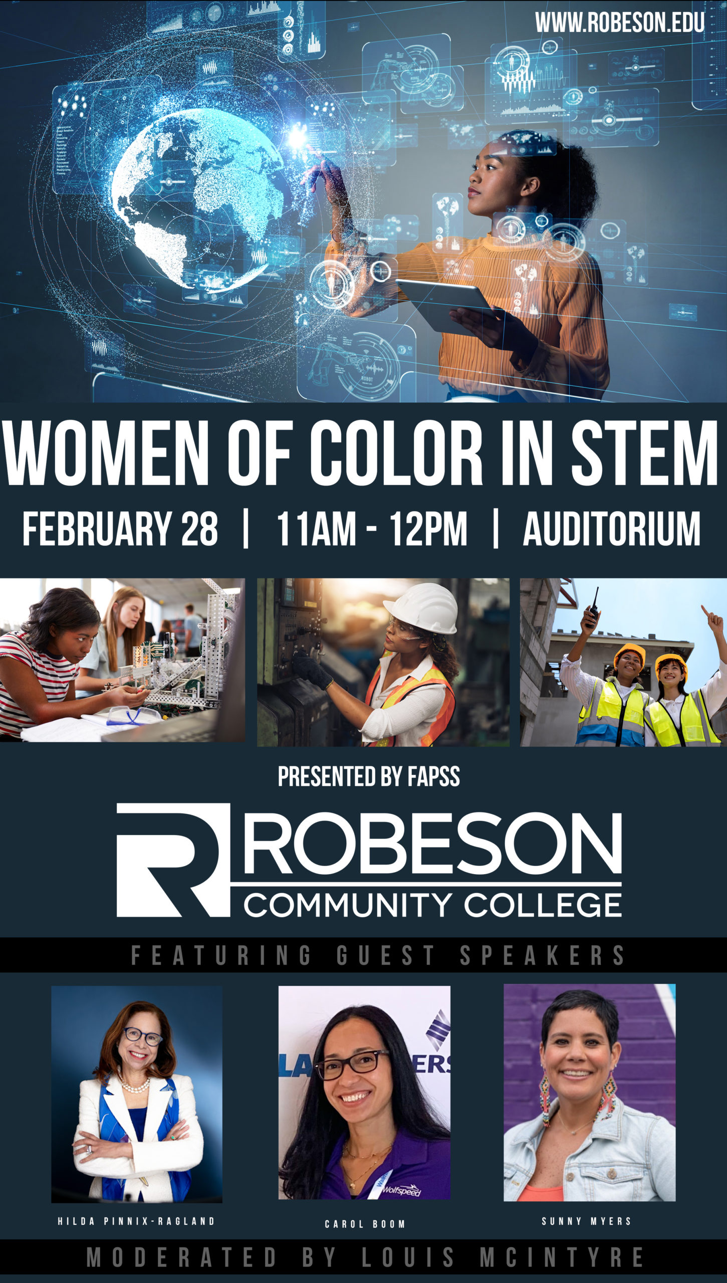 RCC hosts Women of Color in STEM February 28 | Robeson Community ...